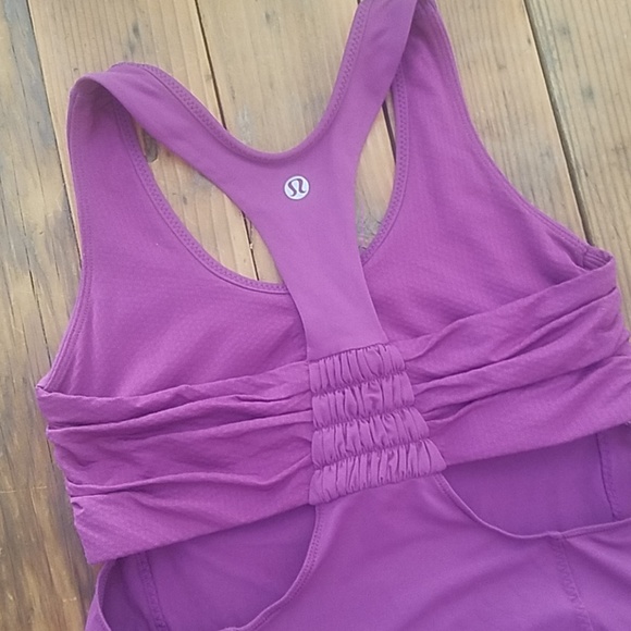 lululemon athletica | Tops | Lululemon Tone It Plum Tank Top | Poshmark
